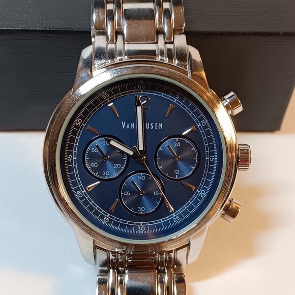 Van Heusen | Accessories | Van Heusen Mens Stainless Steel Chronograph ...